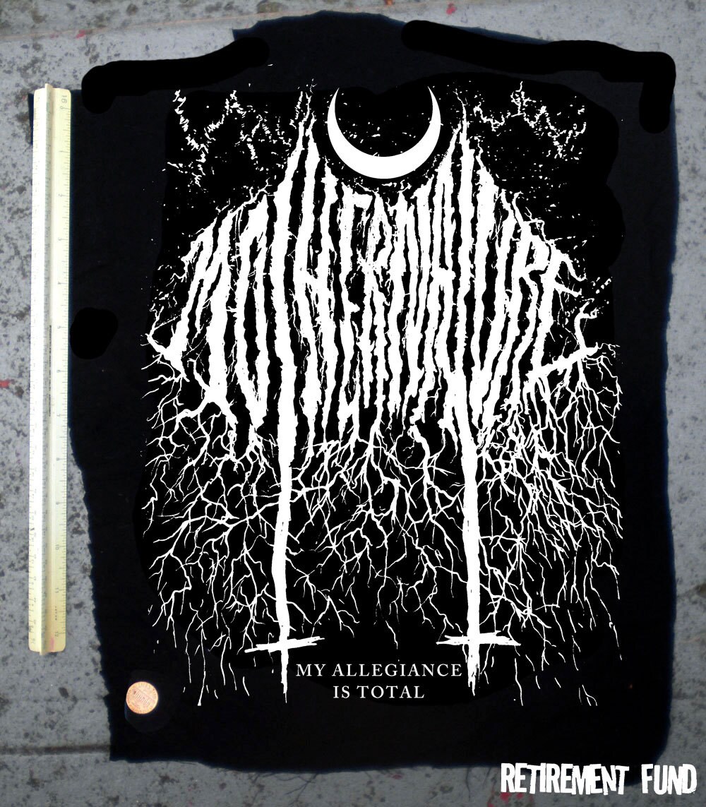 Mother Nature Black Metal BACK PATCH Huge Punk Diy Vegan Pro - Etsy