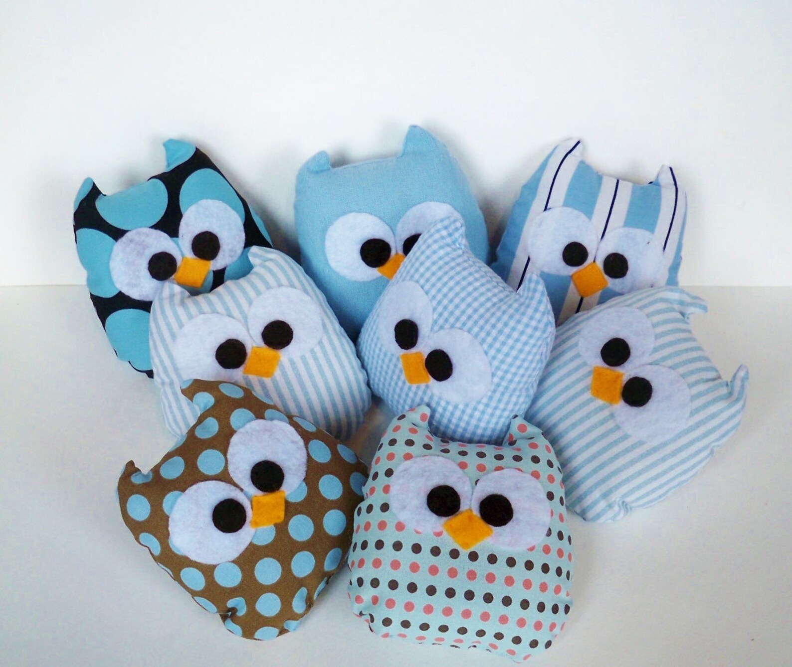 Lovely Plush Mini Owl, Choose Any Color - Etsy
