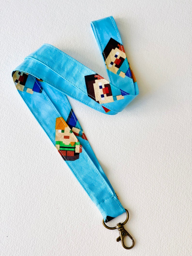 Minecraft Lanyard for ID Badge or a Key Chain Wristlet - Etsy