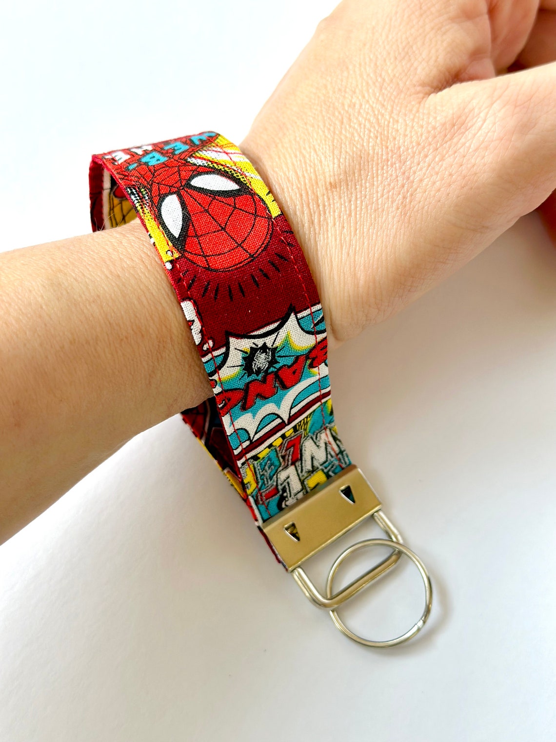 Spider Man Lanyard for Masks or ID Badge Lanyard or Keychains - Etsy