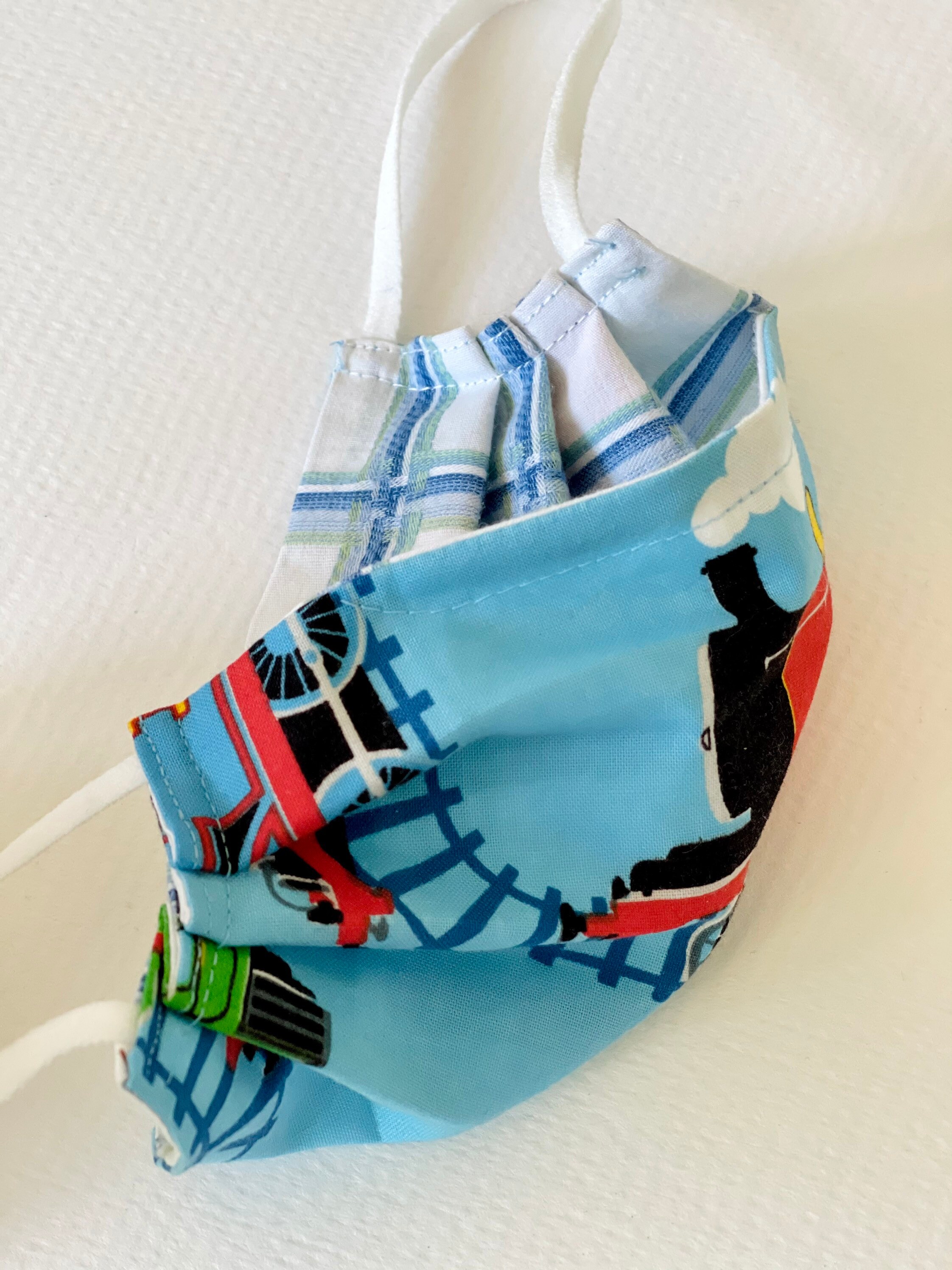 Thomas the train face mask with a nose wire | Etsy