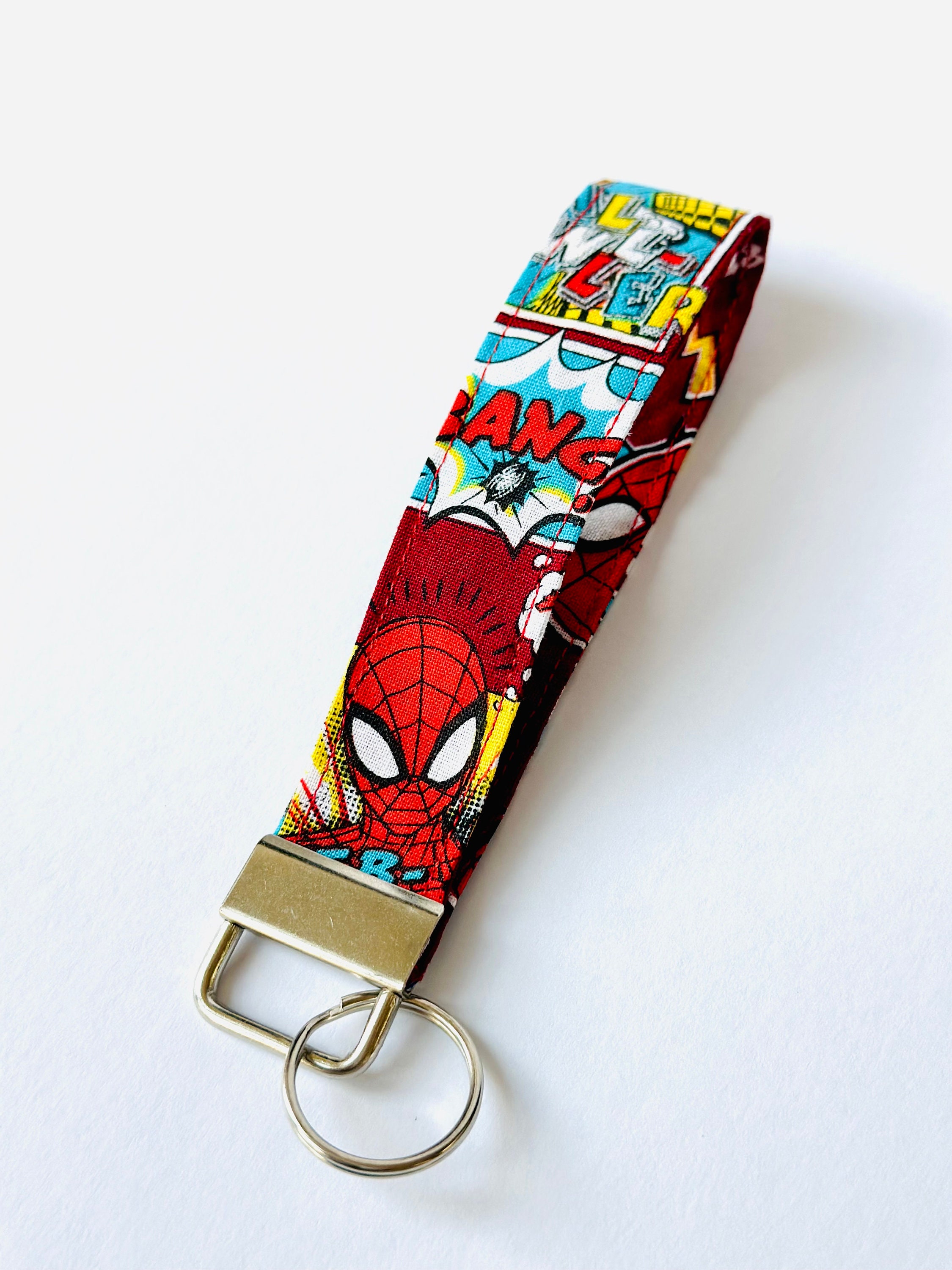 Spider Man Lanyard for Masks or ID Badge Lanyard or Keychains - Etsy