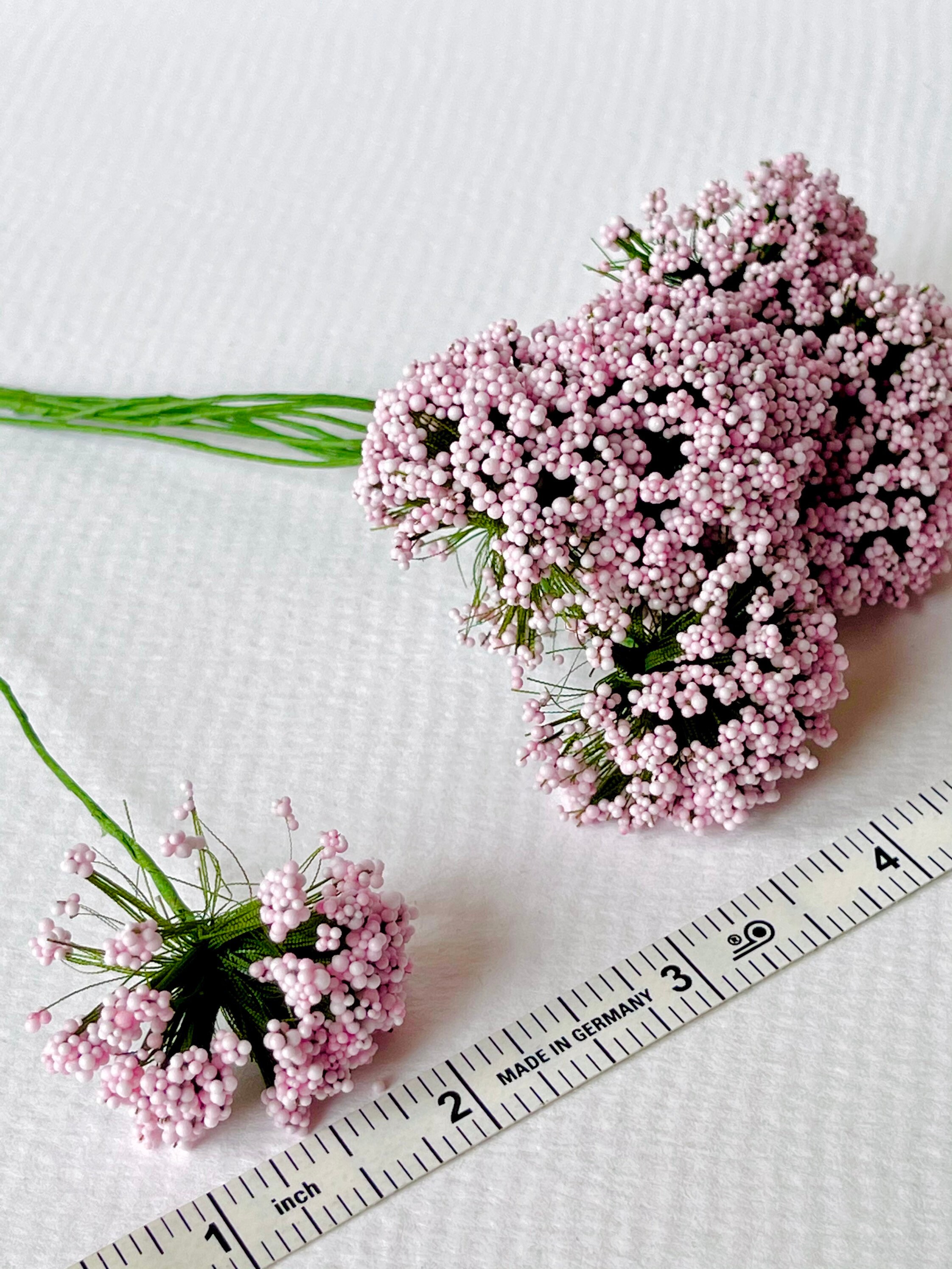 Tiny White Flower Snow Balls Stems Set of Twelve Stems - Etsy