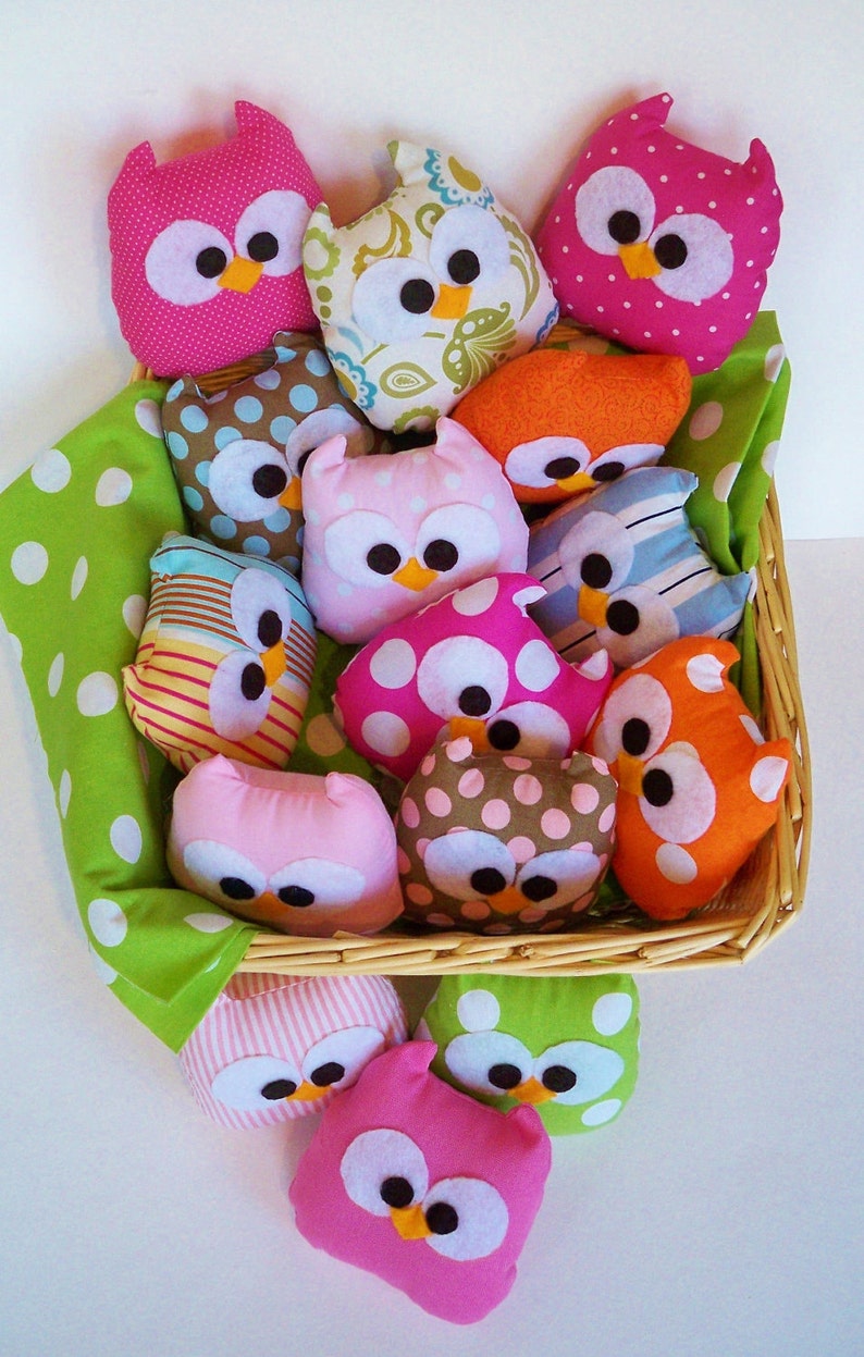 9 Lovely Blue Owls or You Can Choose Any Color You Want - Etsy
