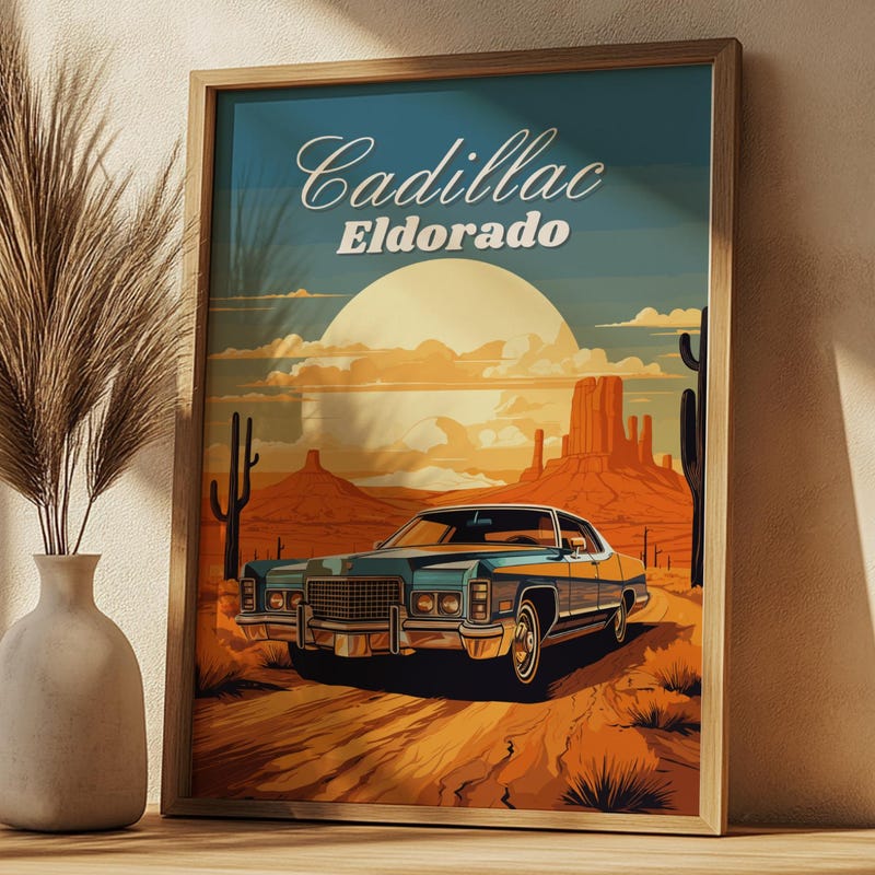 Cadillac Eldorado Poster - Etsy UK