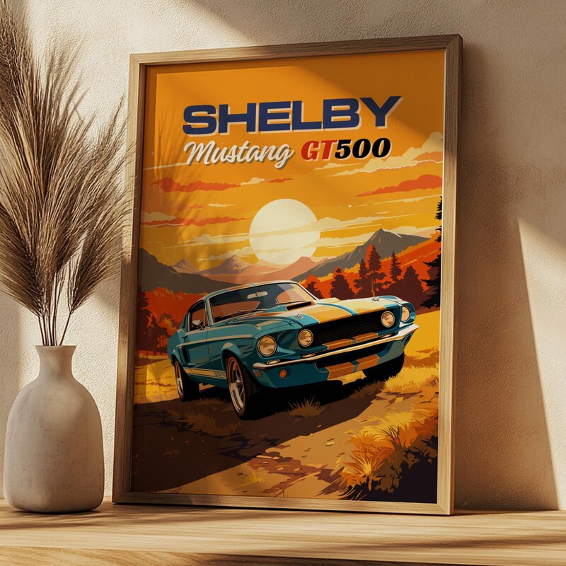 Shelby 500 gt poster - Etsy.de