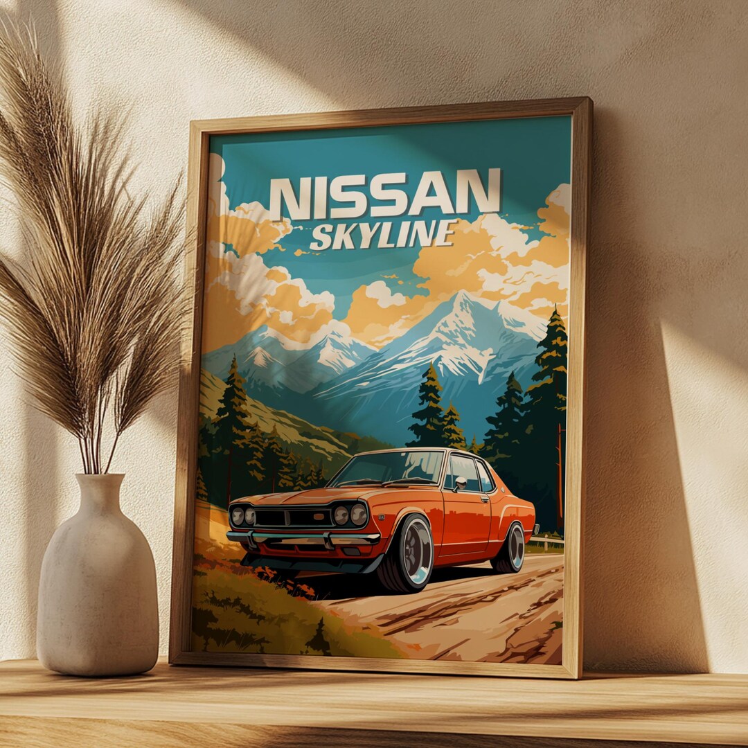 Scania Skyline 1st Gen Poster: JDM Vintage Car Wandkunst - Etsy.de