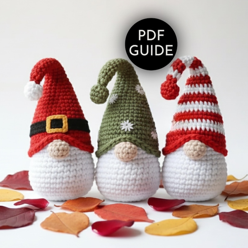 Gnome Finger Knit Pattern - Etsy