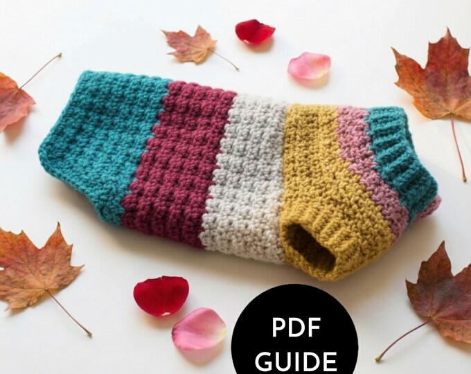 Crochet Dog Coat Pattern | Easy Crochet Pet Coat | Beginner Crochet ...