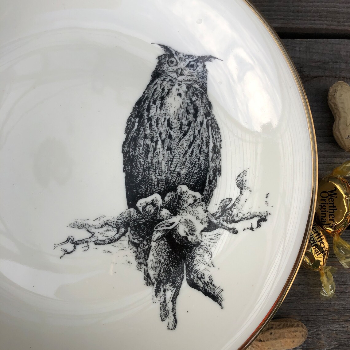 Suppen/Pastateller Uhu 22cm Porzellan mit - Etsy.de