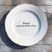 Porcelain Plate "talking to Someone After the Plate", Approx. 20 Cm ...