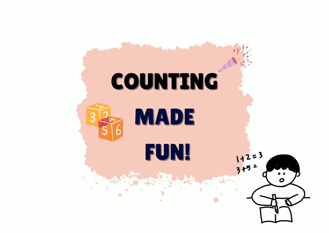 COUNTING MADE FUN | Preschool , Toddler, Kids | Pdf Version - Etsy