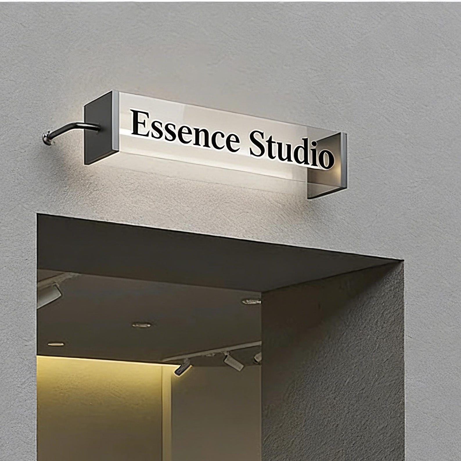 Illuminated Business Sign Outdoor, Personalized LED Shop Sign ...