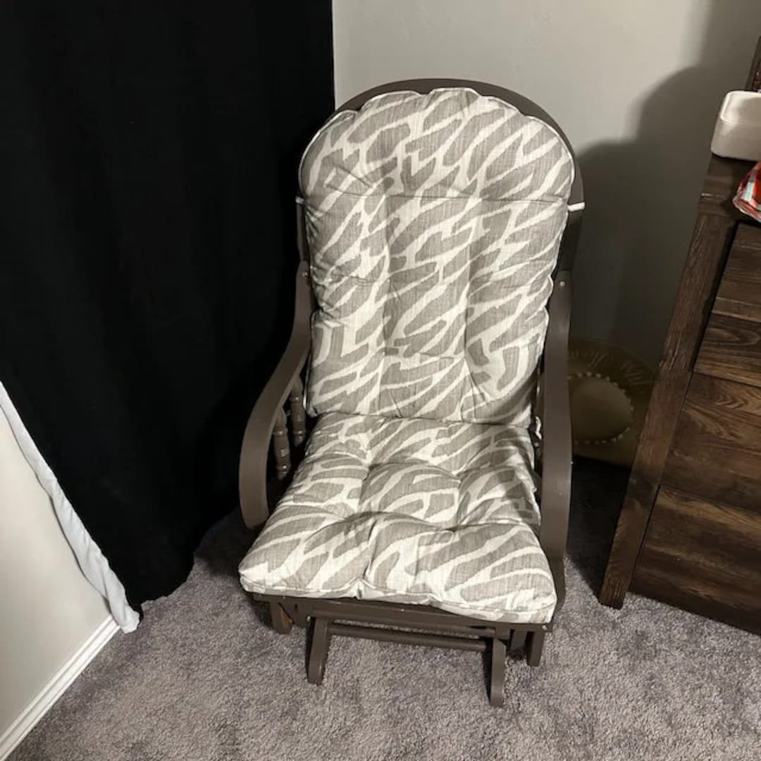 READY TO SHIP Glider Cushions - Rocker Cushions - Chair Cushions ...