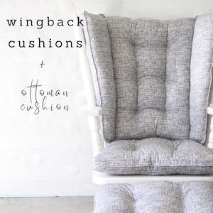 Wingback Rocker Replacement Cushions / Canadian Rocker Cushions ...
