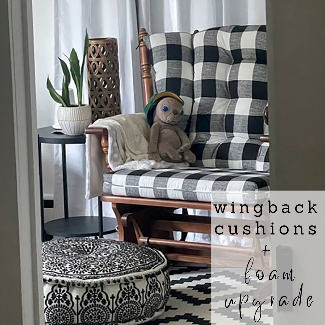 Wingback Rocker Replacement Cushions / 4 Post Rocker Cushions ...