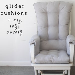 ARM REST COVERS Only~~glider Cushions/rocker Cushions/ Rocking Chair ...