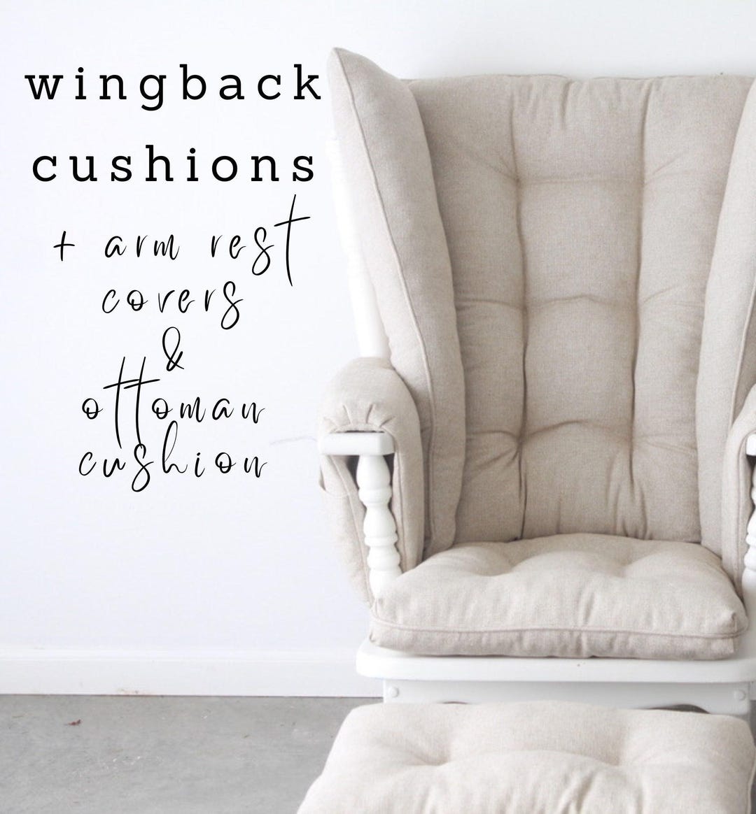 Wingback Rocker Replacement Cushions / Canadian Rocker Cushions ...