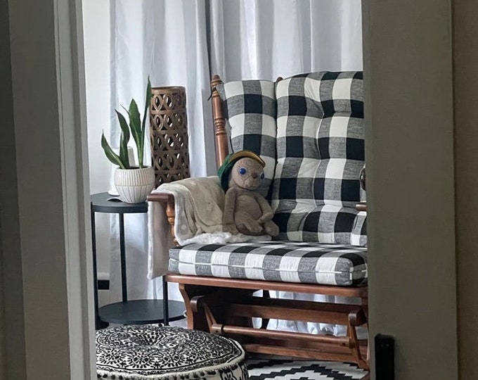 READY TO SHIP Wingback Glider Cushions Rocker Cushions Chair Cushions ...