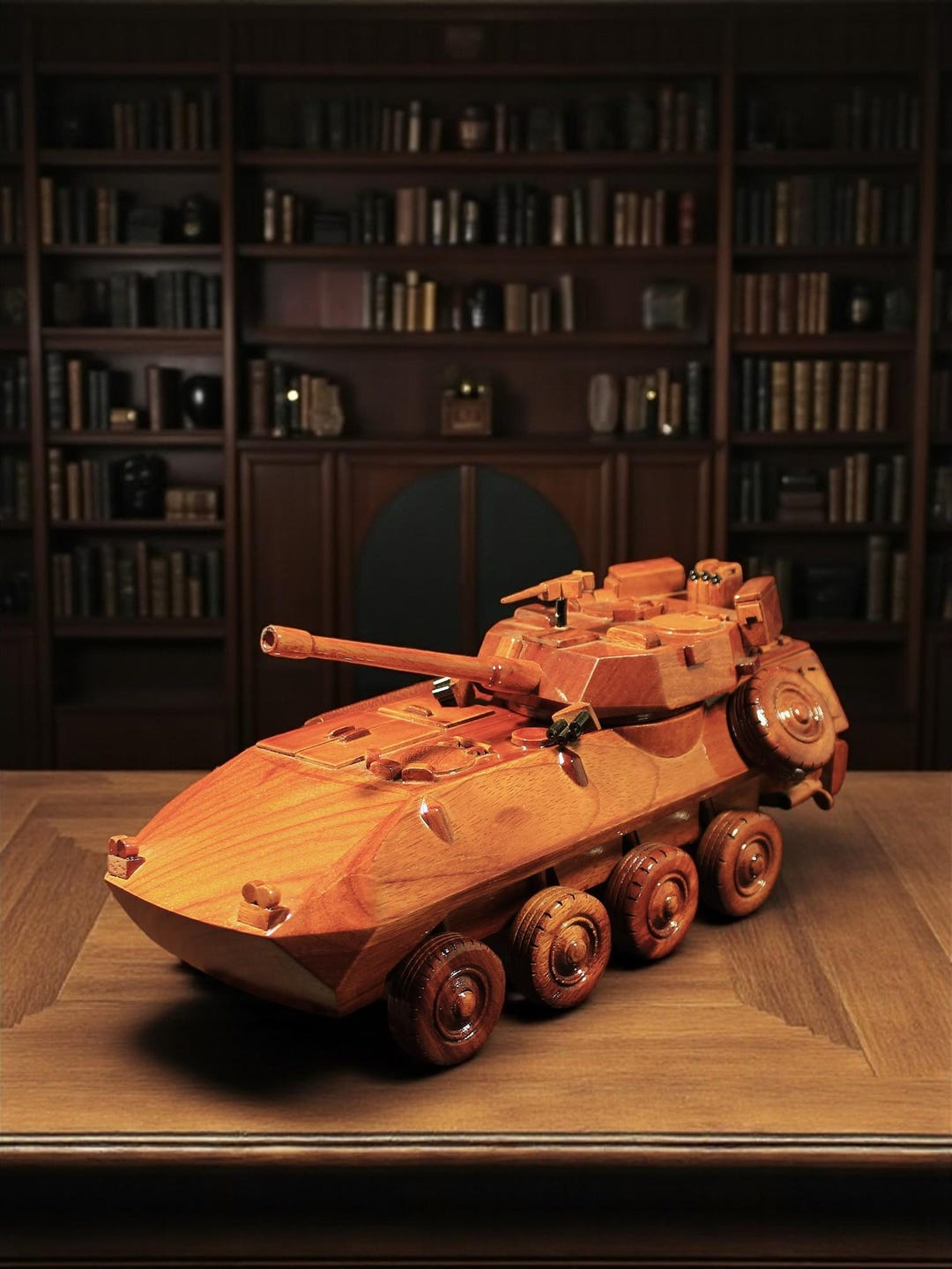 LAV-25 Wooden Model | Handcrafted Military Vehicle | Solid Mahogany ...