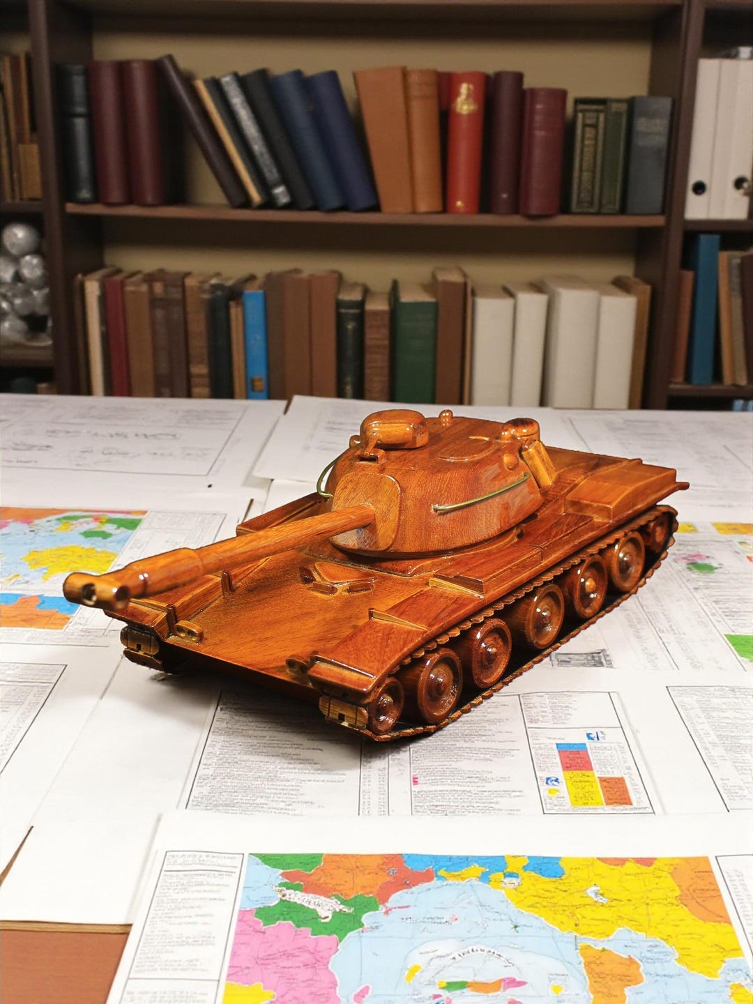 Handcrafted Mahogany T95 Tank Wood Model: Military Armor Replica - Etsy