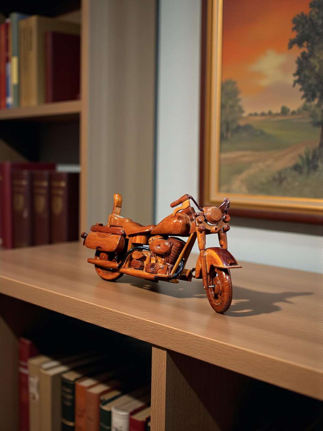 Classic Cruiser Motorcycle With High Back Seat – Gifts for Motorbike ...