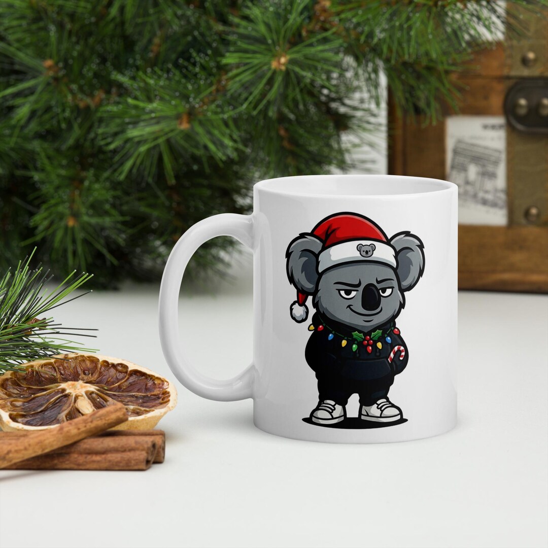 Badkoala Official Mug – Logo Design – Christmas Edition – Geek & Funny ...