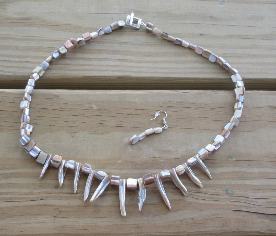 Spikey MOP Shell Set - Etsy