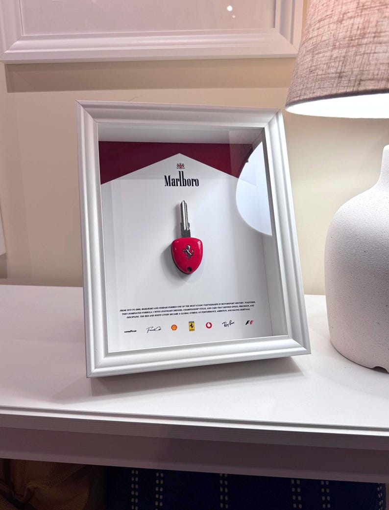 Ferrari × Marlboro Heritage – Classic F1 Ferrari Key Display Frame ...