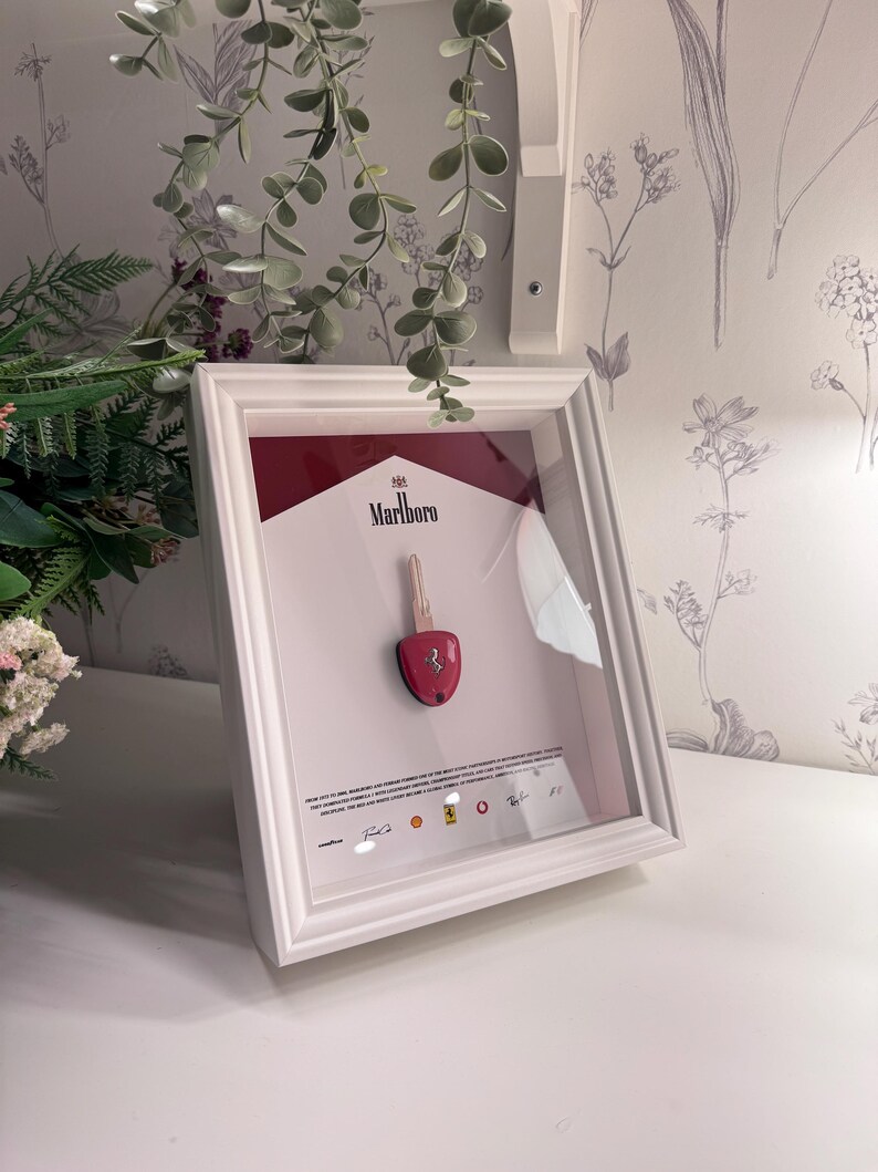 Ferrari × Marlboro Heritage – Classic F1 Ferrari Key Display Frame ...