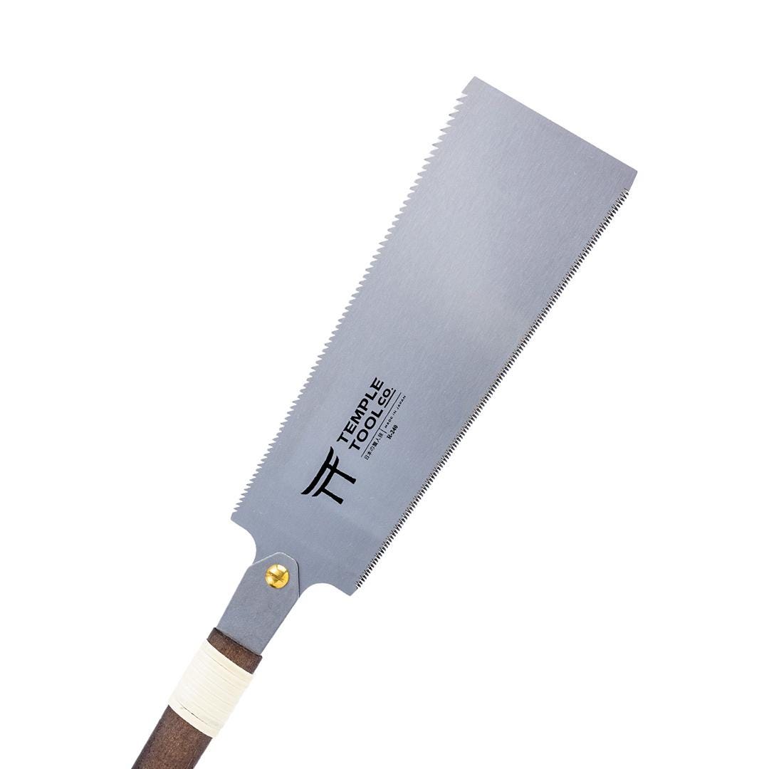 Japanese TEMPLE TOOL Ryoba Saw – 240 Mm | Double Edge Pull Saw With ...