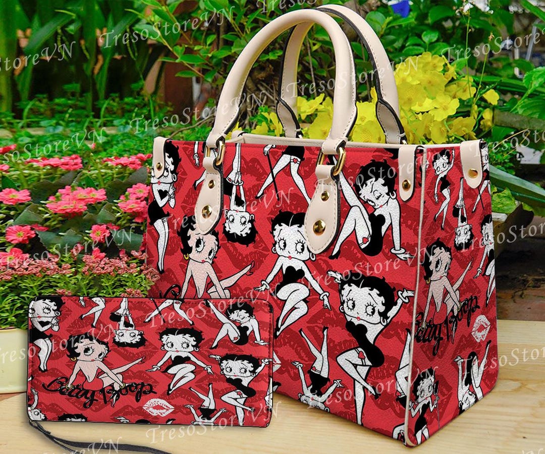 Betty Boop Cartoon Women Leather Handbag,betty Boop Wallet,betty Boop ...