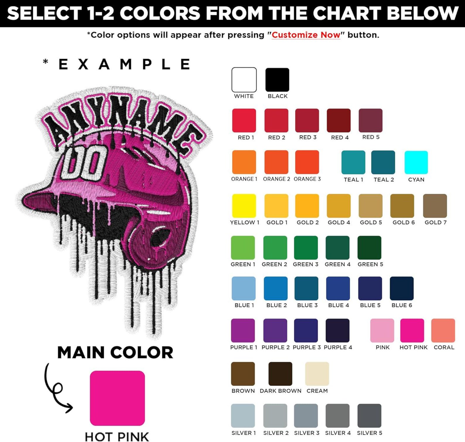 Custom Baseball Drip Name Patch, Personalized Player Number Embroidered ...