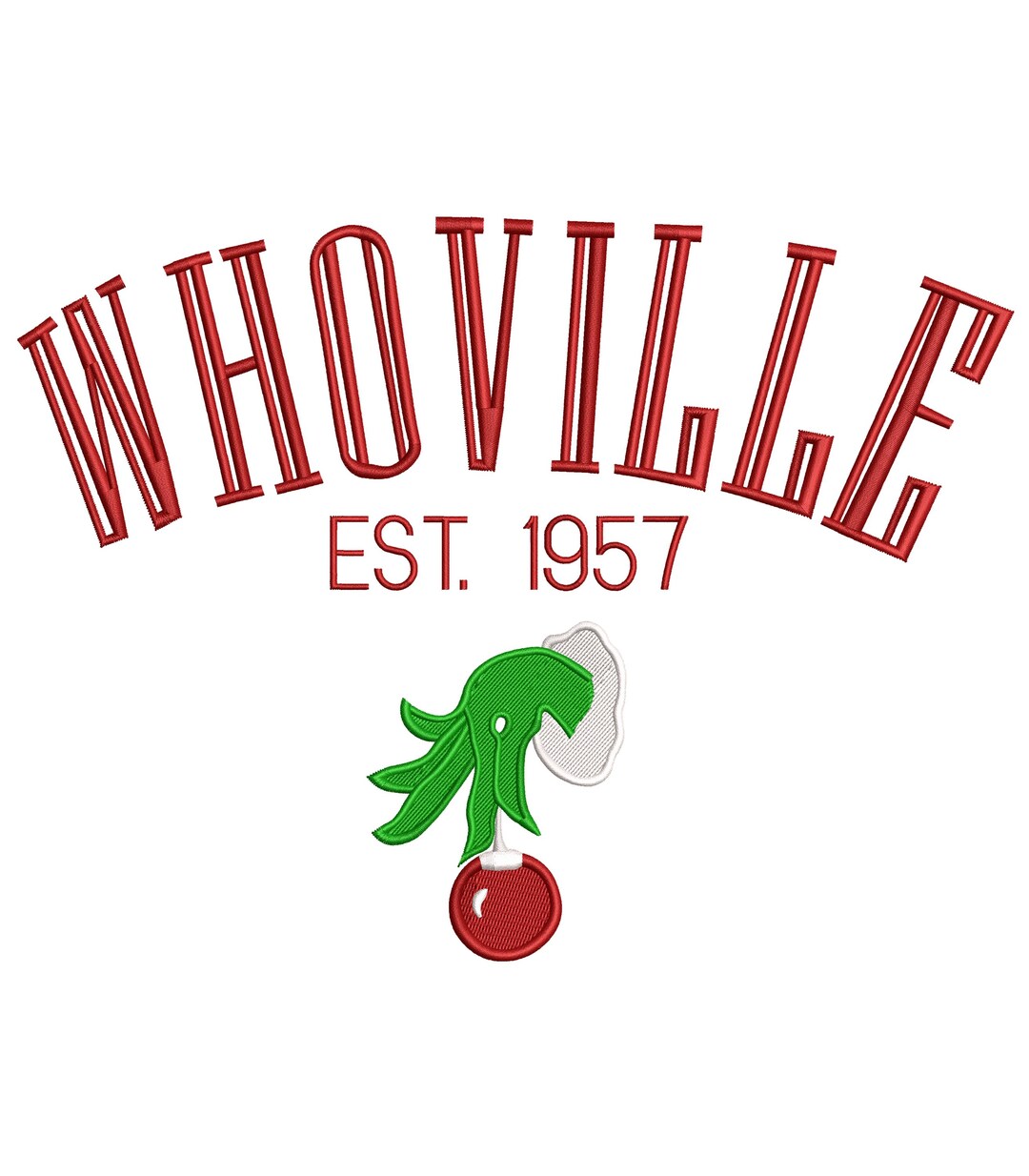 Whoville Christmas Machine Embroidery Design (instant Download) - Etsy