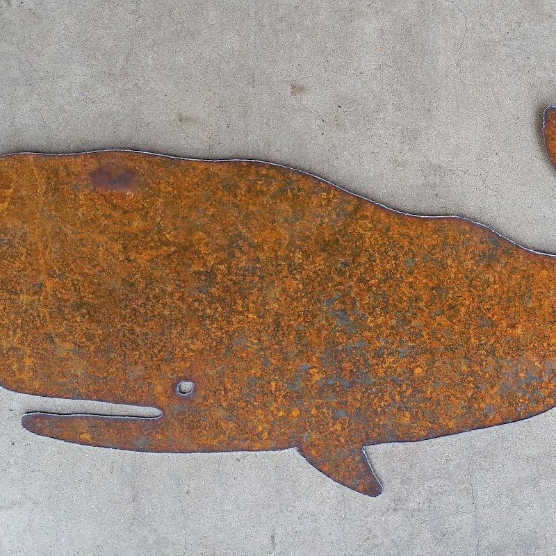 Metal Whale - Etsy