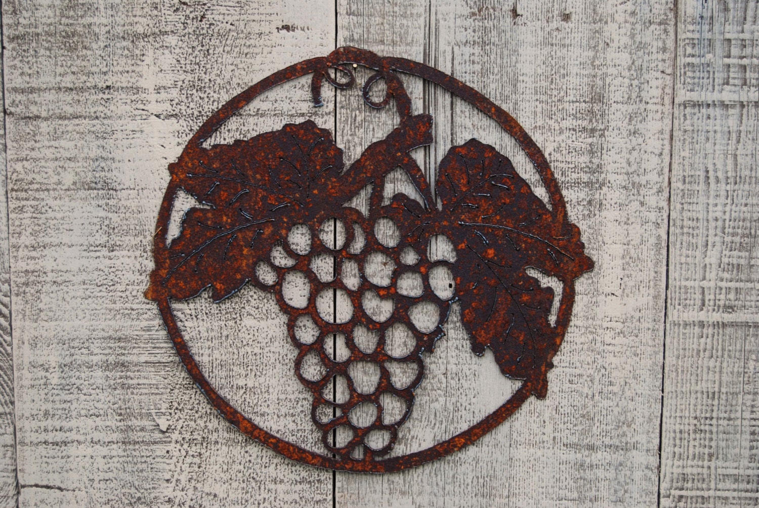 Wine Grapes Wall Hanging Grapevine Bunch of Grapes Wall Decor - Etsy