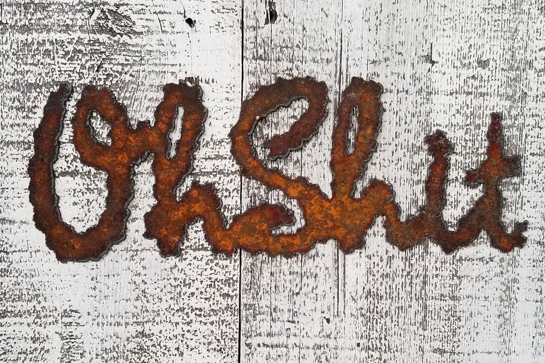 Oh Shit Sign Metal Words Signage Letters Sign Metal Yard | Etsy