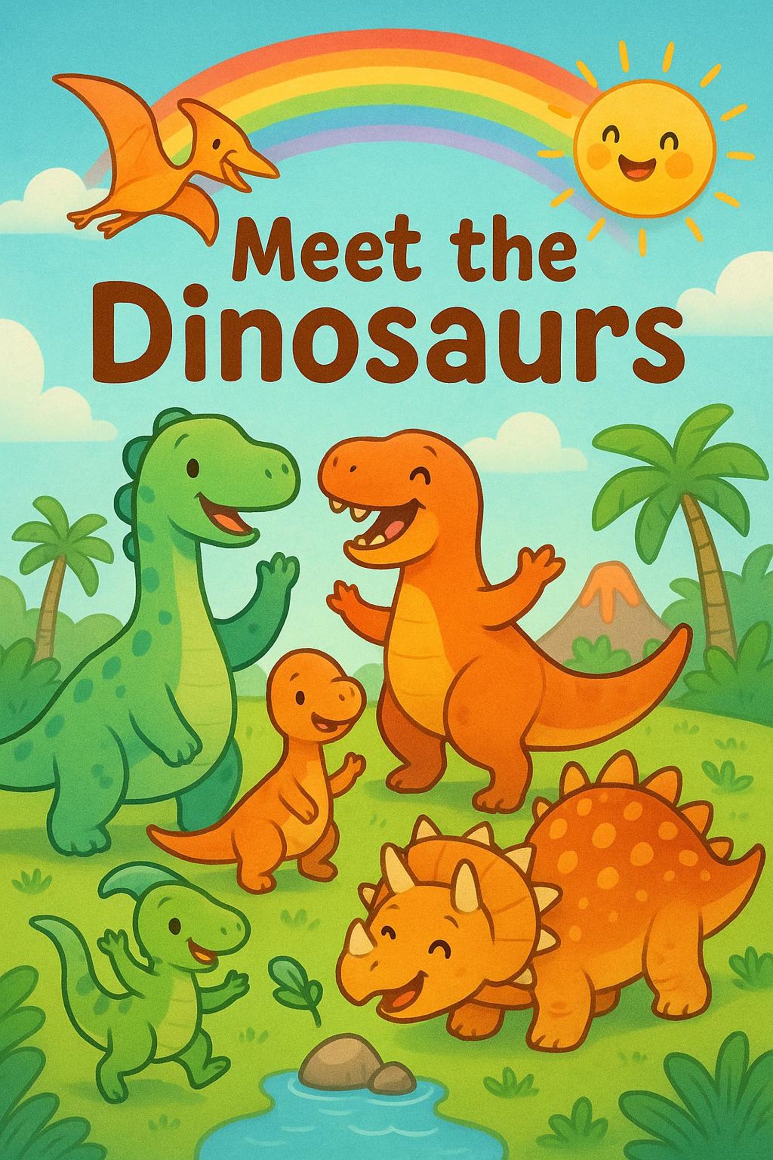 Dinosaur Rhyming Book for Children, Ages 3-7 (digital Download) - Etsy