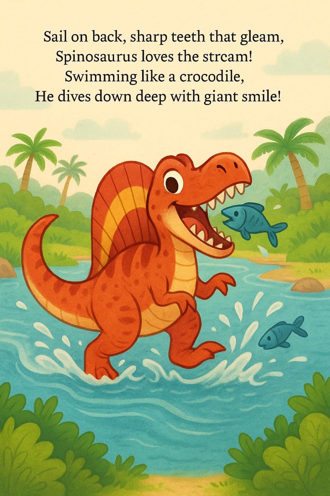 Dinosaur Rhyming Book for Children, Ages 3-7 (digital Download) - Etsy