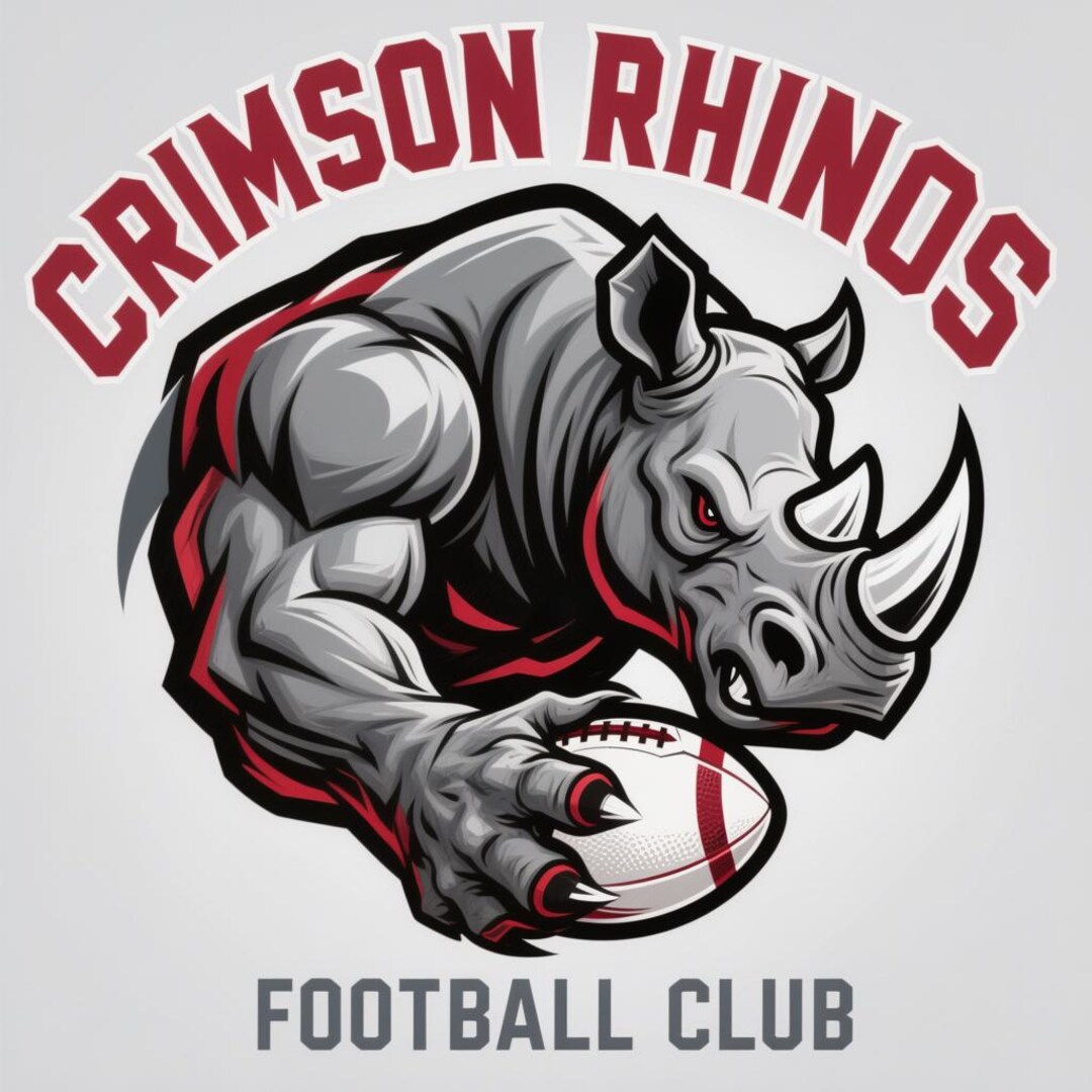Custom Football Team Logo | Mascot & Crest Design | 2 Original Concepts ...