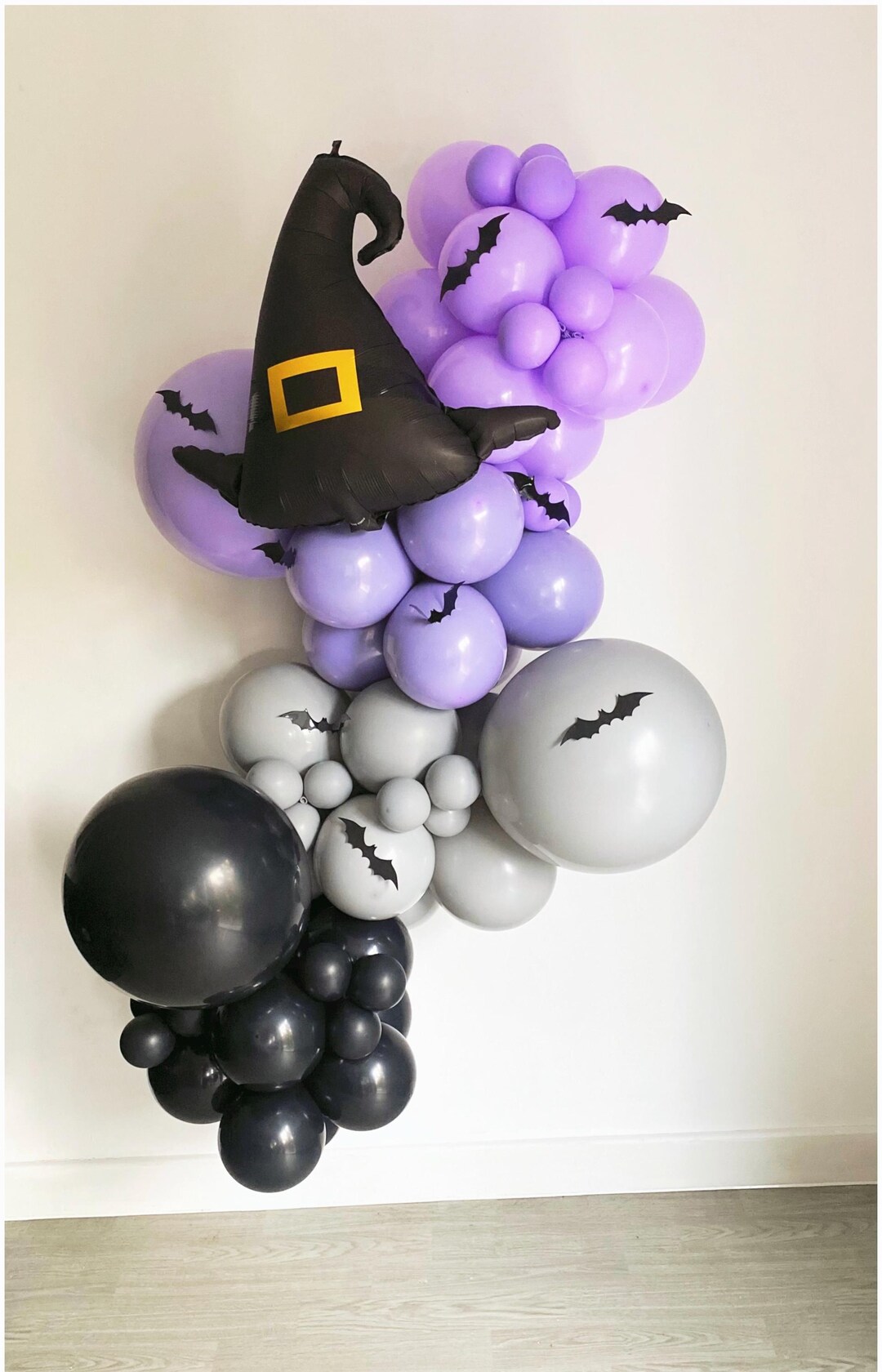 DIY Witch & Bat Balloon Garland Kit – Halloween Party Decor - Etsy