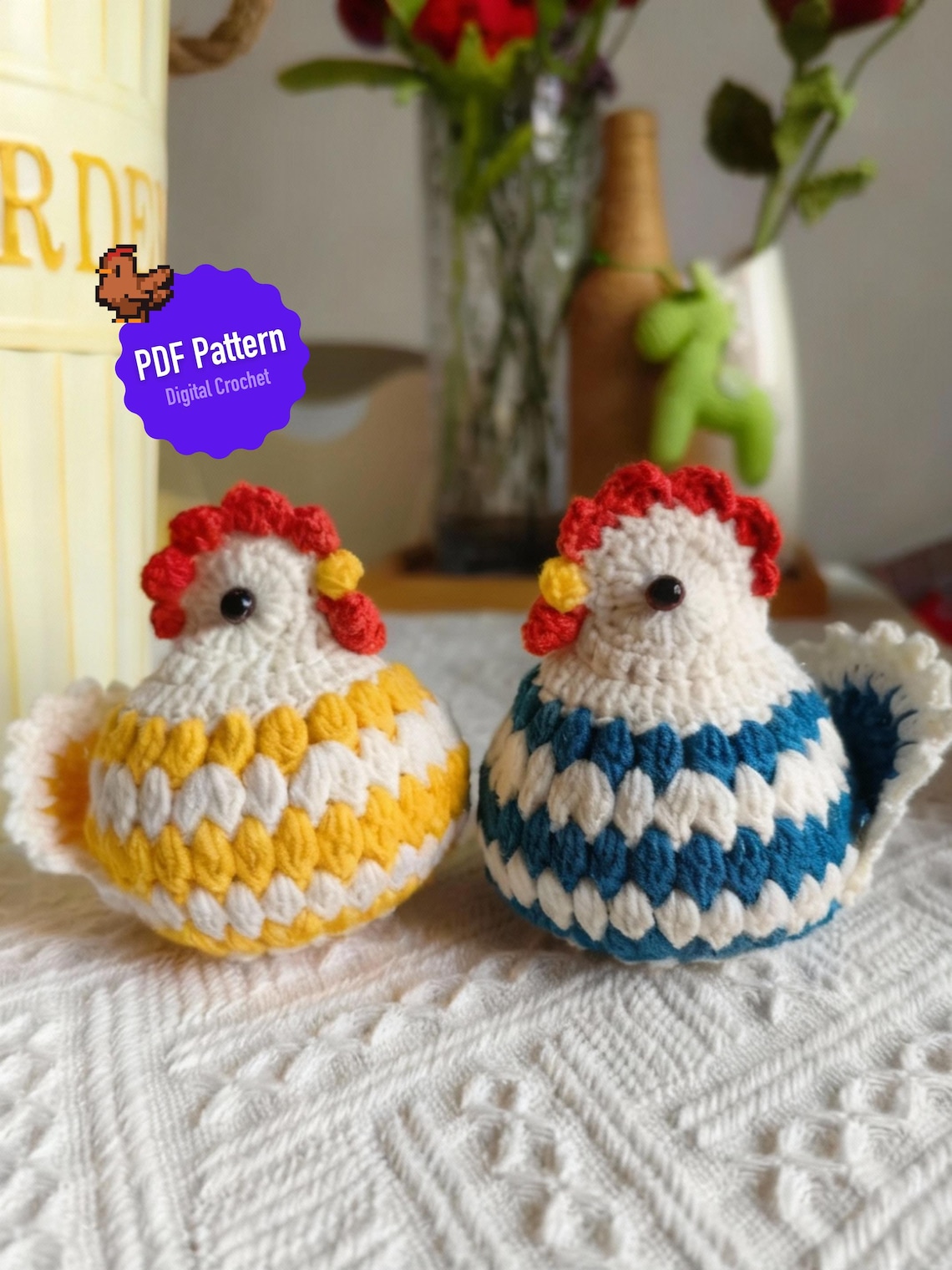 Little Chicken Crochet Pattern: Adorable Amigurumi Gift & Home Decor ...