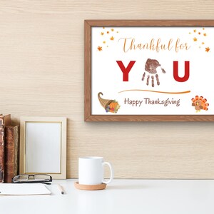 Thanksgiving Turkey Handprint Art: DIY Kids Keepsake (digital Download ...