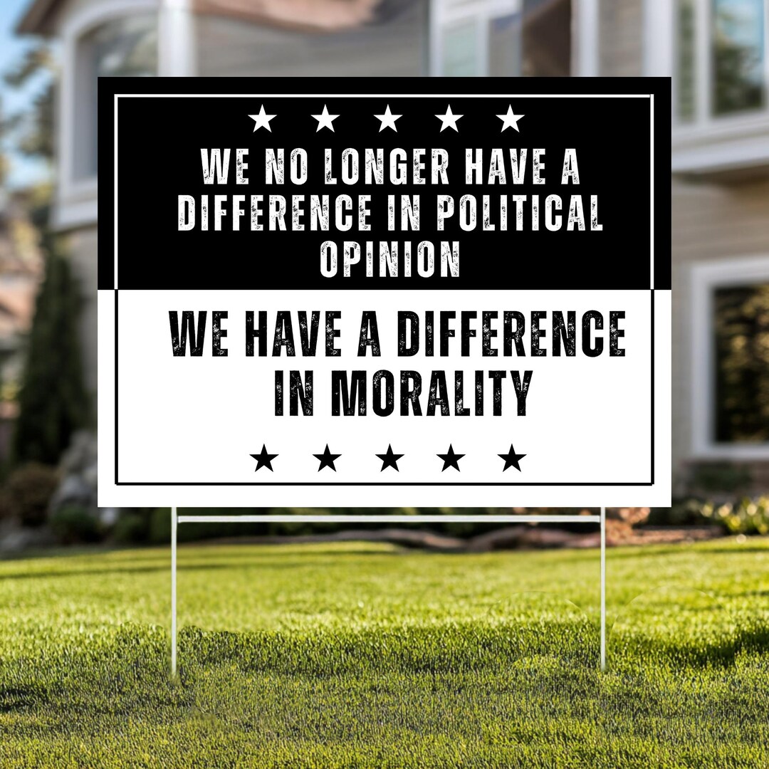 Vote Yard Sign, Political Yard Sign, Human Rights Sign, Hands off Rally ...