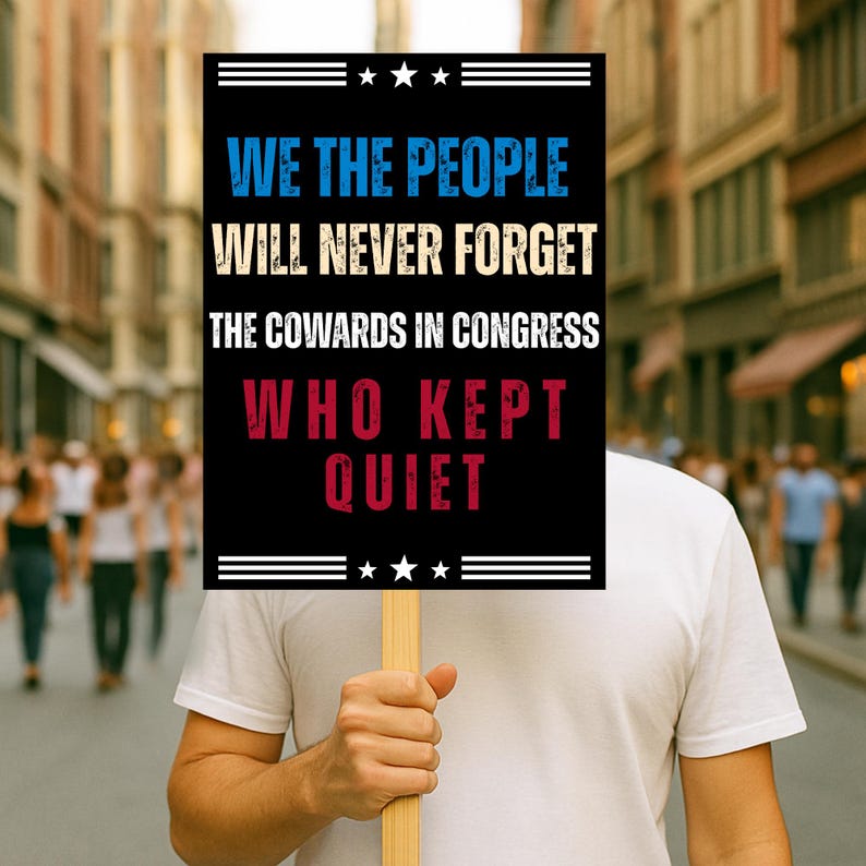 No Kings in America Protest Sign, Anti-trump Resistance, No Felon ...