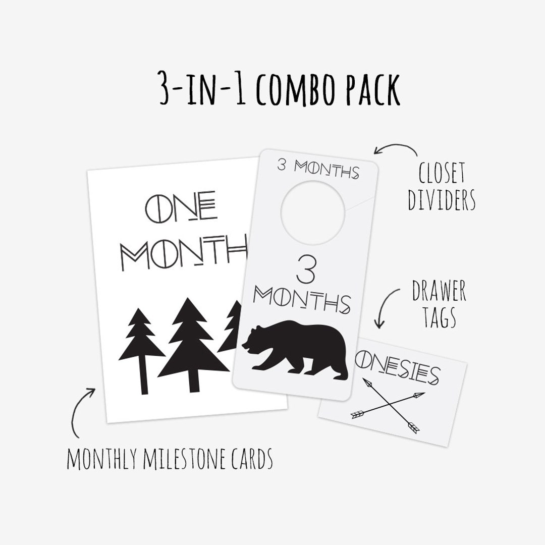 Printable Baby Month Tag