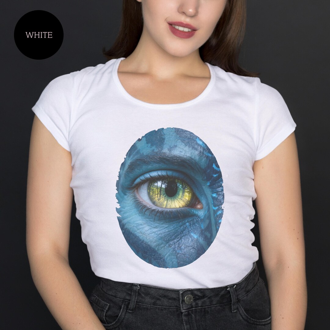 Avatar Eye Shirt, Blue Avatar Eye Illustration Sweatshirt - Etsy
