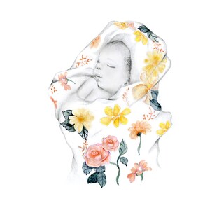 Custom Portrait, Miscarriage Pregnancy Baby Loss, Stillborn Gift Mom ...