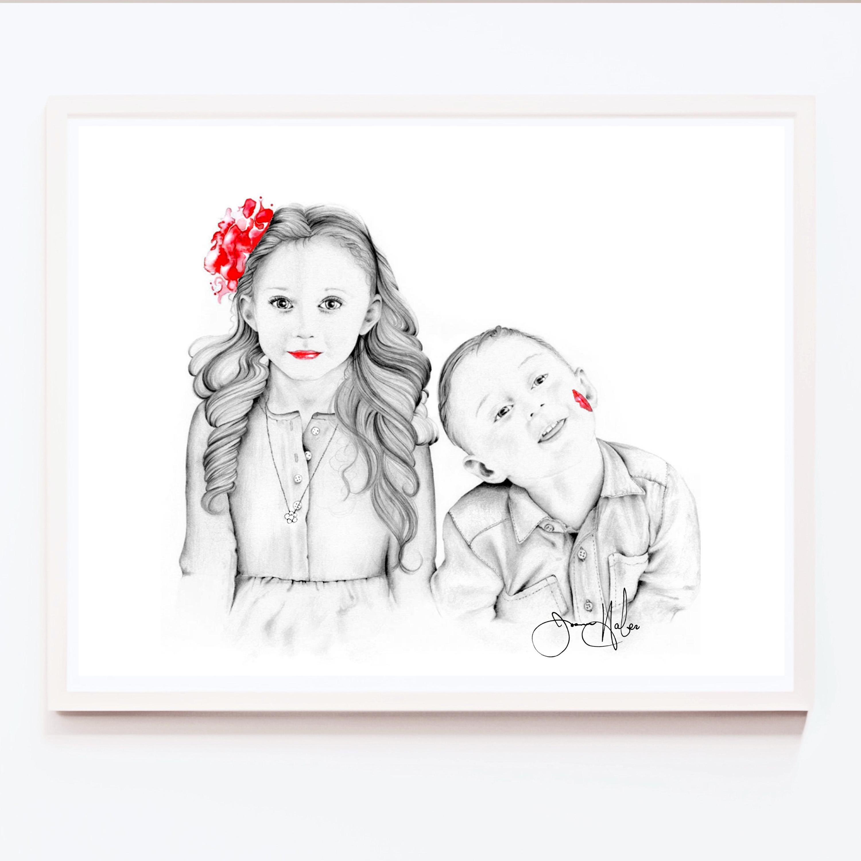Custom Stillborn Baby Portrait, Infant Loss Memorial Art, Remembrance ...