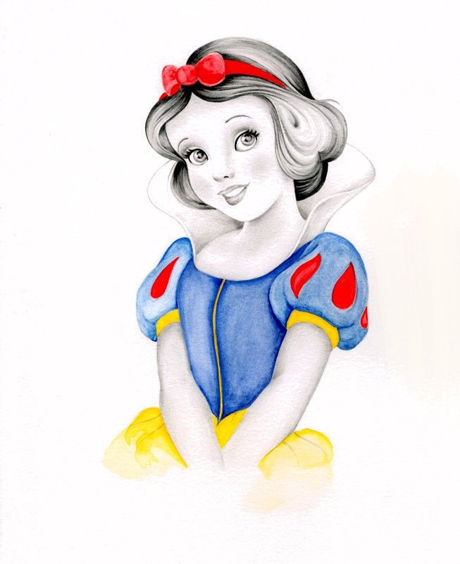 Snow White Drawing